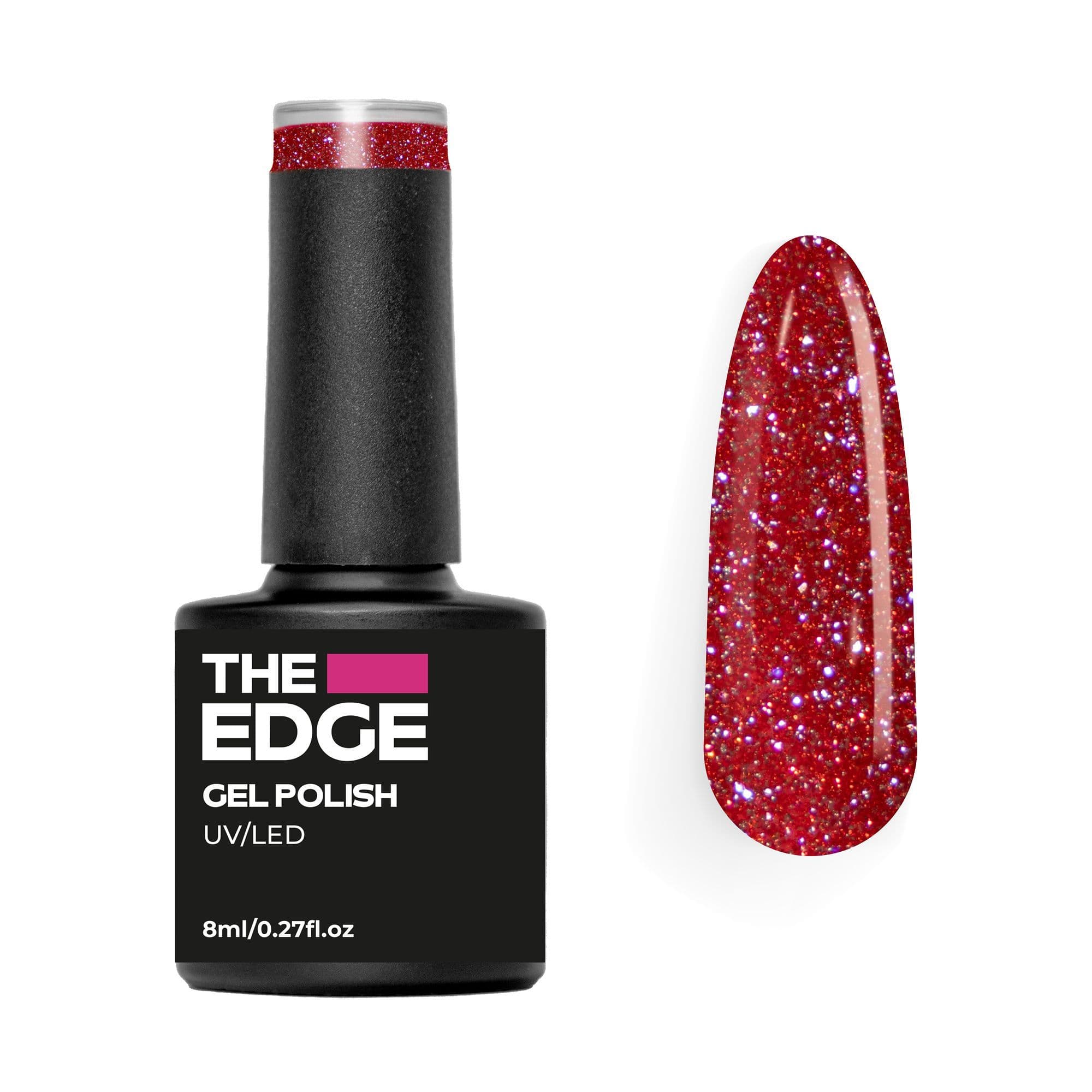 The Edge The Reflective Red (FX) Gel Polish 8ml – Better Salon Supplies